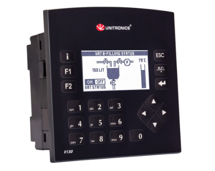Vision130™- Programmable Logic Controller + Integrated HMI Unitronics ...